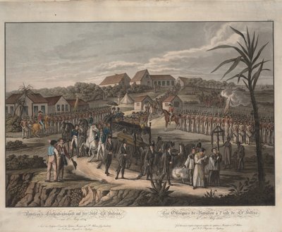 Funeral Procession of Napoleon Bonaparte on St. Helena, 1821