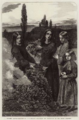 Autumn Leaves by John Everett Millais: Buy fine art print