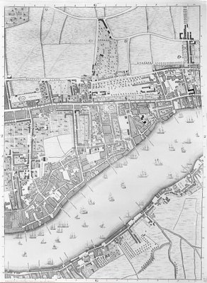 A Map of Wapping, London, 1746 by John Rocque (#372065)