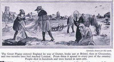 The Great Plague 1348 AD by John Harris Valda