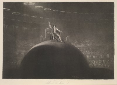 Satan on his throne, from 'Paradise Lost', by John Milton, c.1858