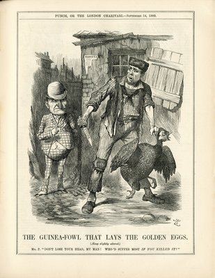 Illustration by John Tenniel in Punch by John Tenniel