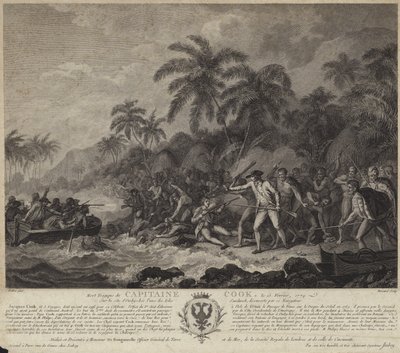 The Tragic Death of Captain Cook by John Webber