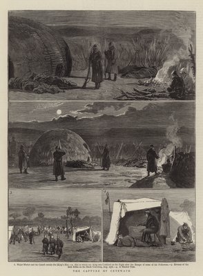 The Capture of Cetewayo by Joseph Nash: Fine art print