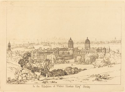 London from Greenwich by Joseph Mallord William Turner