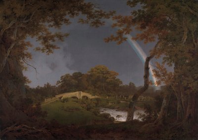 Landscape with a Rainbow by Joseph Wright of Derby