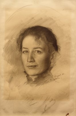 Portrait of the artist&s sister, Marie Stauffer