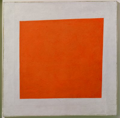 Red Square. Painting Realism Of A Peasant In Two Dimensions