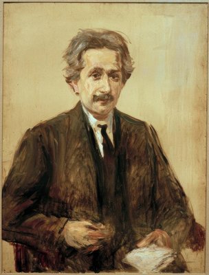 Portrait of Prof. Albert Einstein by Max Liebermann
