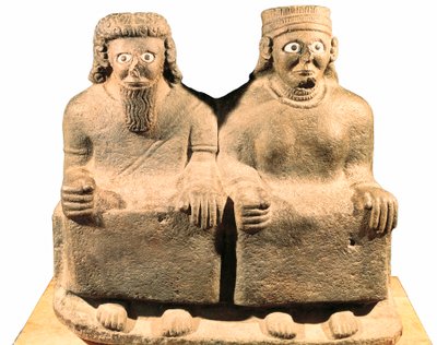 God Hadad and Goddess Ishtar by Mesopotamian Mesopotamian