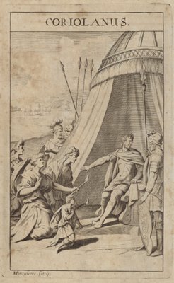 Gaius Marcius Coriolanus, Roman general by Michael Burghers