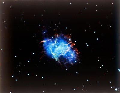 Crab Nebula in the constallation of Taurus. by NASA Images