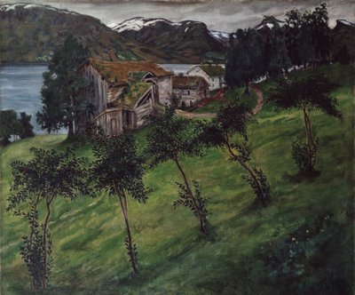 Apple tree at Bjorset in Jolster by Nikolai Astrup