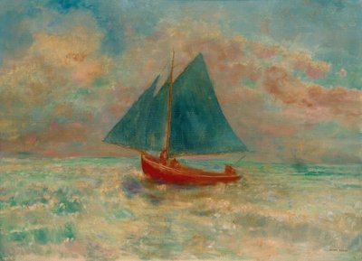 The Red Boat by Odilon Redon: Buy fine art print
