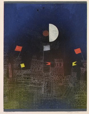 City with Flags by Paul Klee: Buy fine art print
