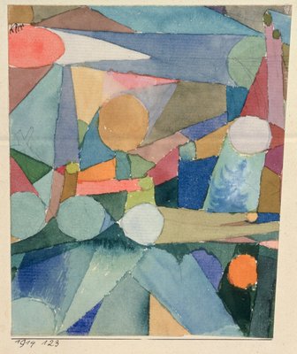 Colour Shapes by Paul Klee: Highest-quality art reproduction