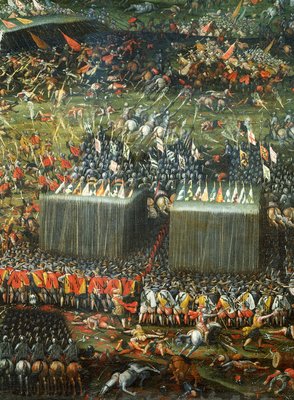 Defeat and Flight of Hungarian and Bohemian Armies (detail)