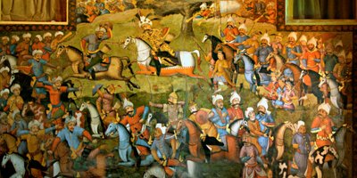 Battle of Taher-Abad or Battle of Merv with victory of Shah Ismail I ...