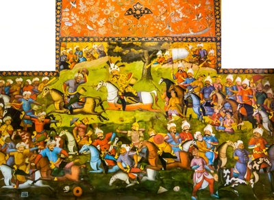 Battle of Taher-Abad or Battle of Merv with Victory of Shah Ismail I ...