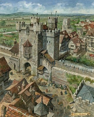 Gate into London by Peter Jackson: Buy fine art print