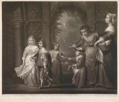 Rubens' family by Philippe Joseph Tassaert: Fine art print