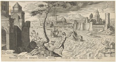 Hero and Leander by Philips Galle: Buy fine art print
