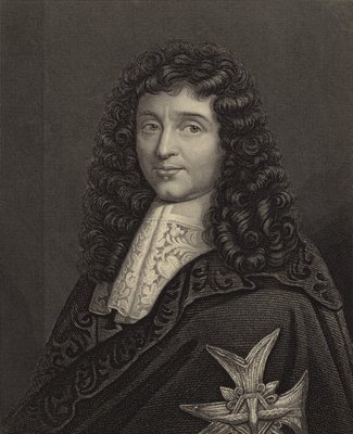 Jean Baptiste Colbert by Pierre Mignard: Fine art print