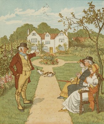 The House that Jack Built (Illustration by Randolph Caldecott)