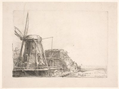 The Windmill by Rembrandt van Rijn: Buy fine art print