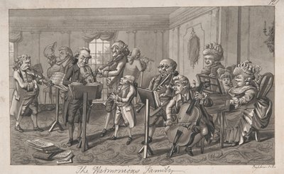 The Harmonious Family by Robert Dighton: Fine art print