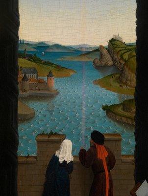 Saint Luke Drawing the Virgin's Portrait (detail)