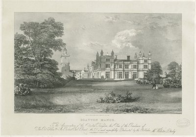 Drayton Bassett - Drayton Manor : lithograph, nd [19th cent] (print)