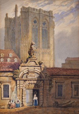 Cathedral by Samuel Prout: Highest-quality art reproduction