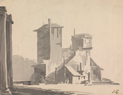 An Abbey by Sawrey Gilpin: Highest-quality art reproduction