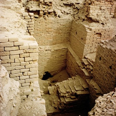 Palace ruin by Sumerian: Highest-quality art reproduction