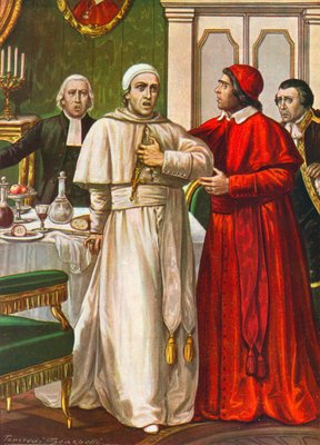 Pope Clement XIV taken by a sudden illness which was suspected to be ...