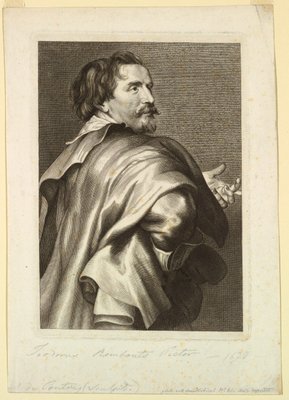 Portrait of Theodoor Rombouts by Theodoor Rombouts