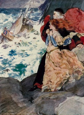 Prospero and Miranda Watch the Tempest