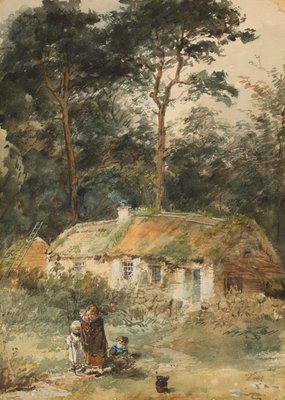 The Home of the Faeds by Thomas Faed: Buy fine art print