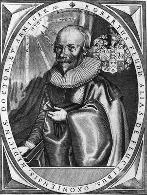Portrait of Robert Fludd, English doctor and humanist. 18th century ...