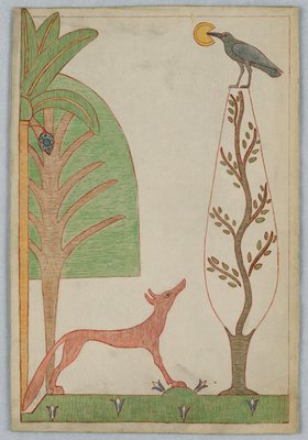 The Fox and the Crow, Illustration for Aesop's Fables