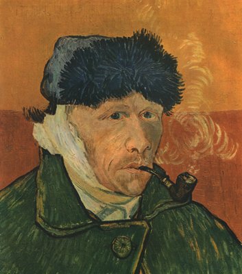 Self-Portrait with Bandaged Ear and Pipe, February 1889