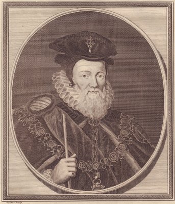 Portrait of William Cecil by John Ward Dunsmore