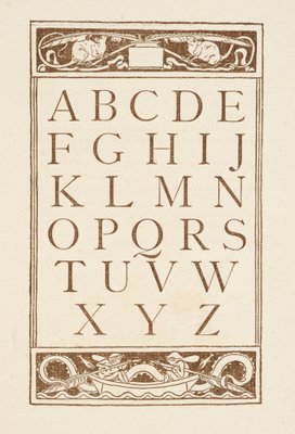 Letters of the alphabet. The Golden primer. by Walter Crane