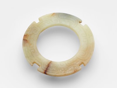 Ritual disk by Western Zhou Dynasty Chinese School