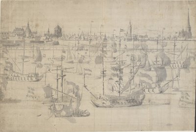 The Dutch Fleet at Copenhagen Road 1658