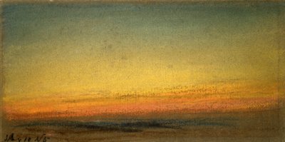 Sunset, 10th May 1884 by William Ascroft: Fine art print