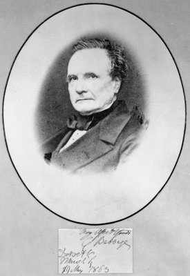 Charles Babbage, British mathematician and computing pioneer