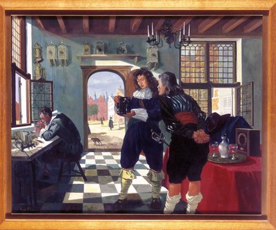Clock & Watch Makers Christiaan Huygens in Salomon Coster's clockmakers ...