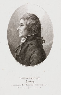 Joseph Louis Proust, French chemist, c 1795